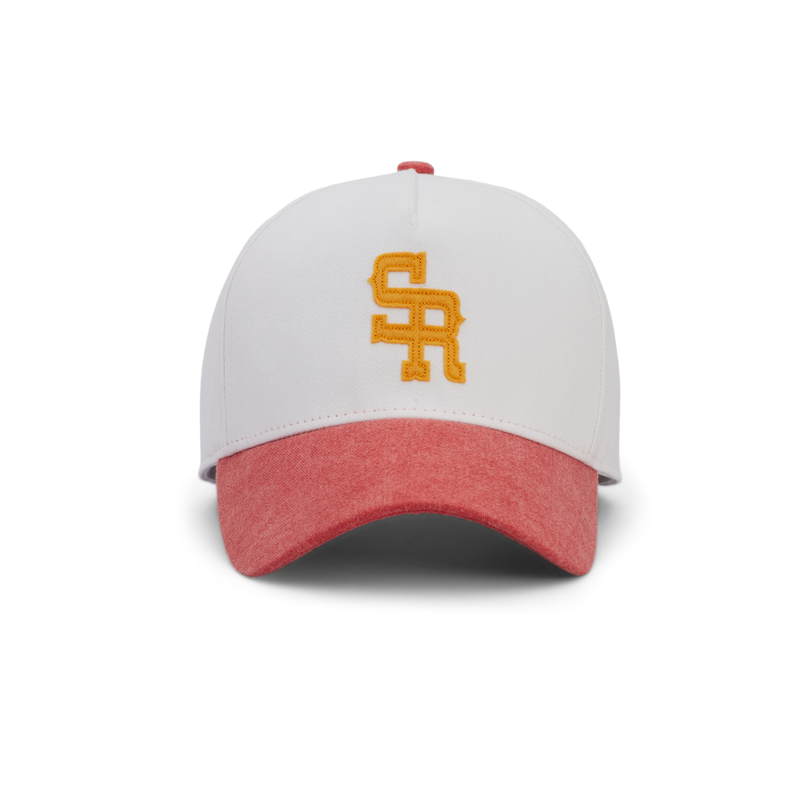 "The Midtown" Structured Hat (White/Red) | Stevenson Ranch – Stevenson ...